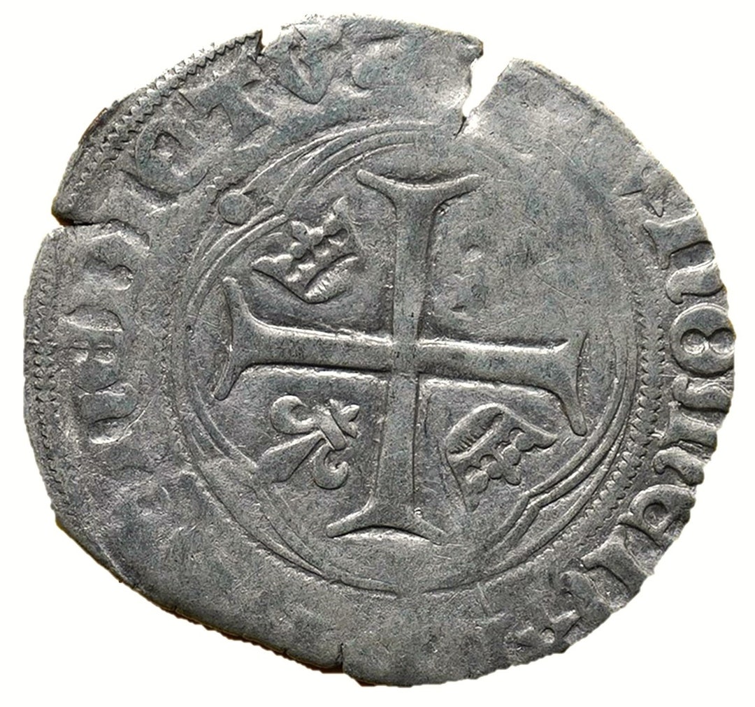 1422-1498 Medieval France Crusader Knights Templar Cross Antique Silver ...