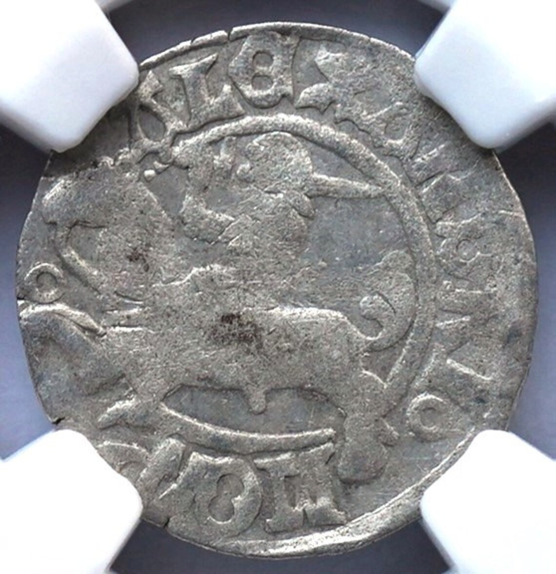 1501-1506 Medieval Knight on Horseback Poland Polish Lithuania Silver ...