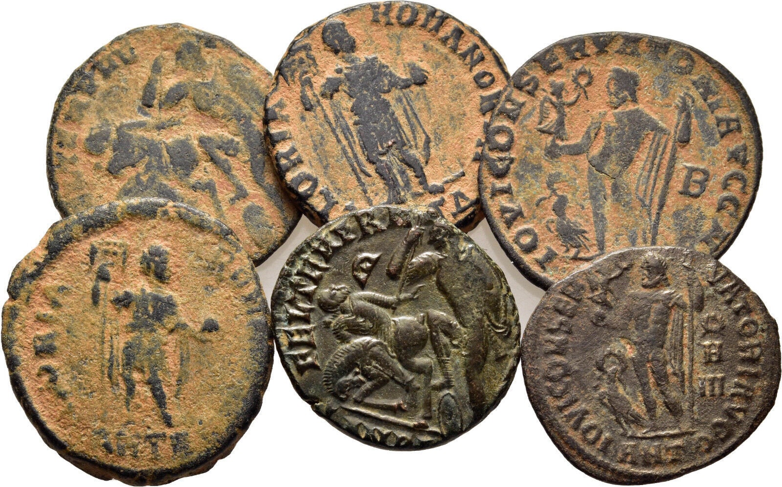 Six (6) Ancient Imperial Rome Roman Empire Antique Coins, Great as a ...