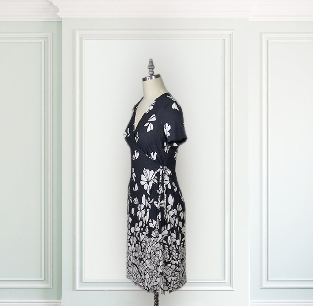 Lyanna Ladies Wrap-around Dress Sewing Pattern-pdf Dress Pattern-a0 ...