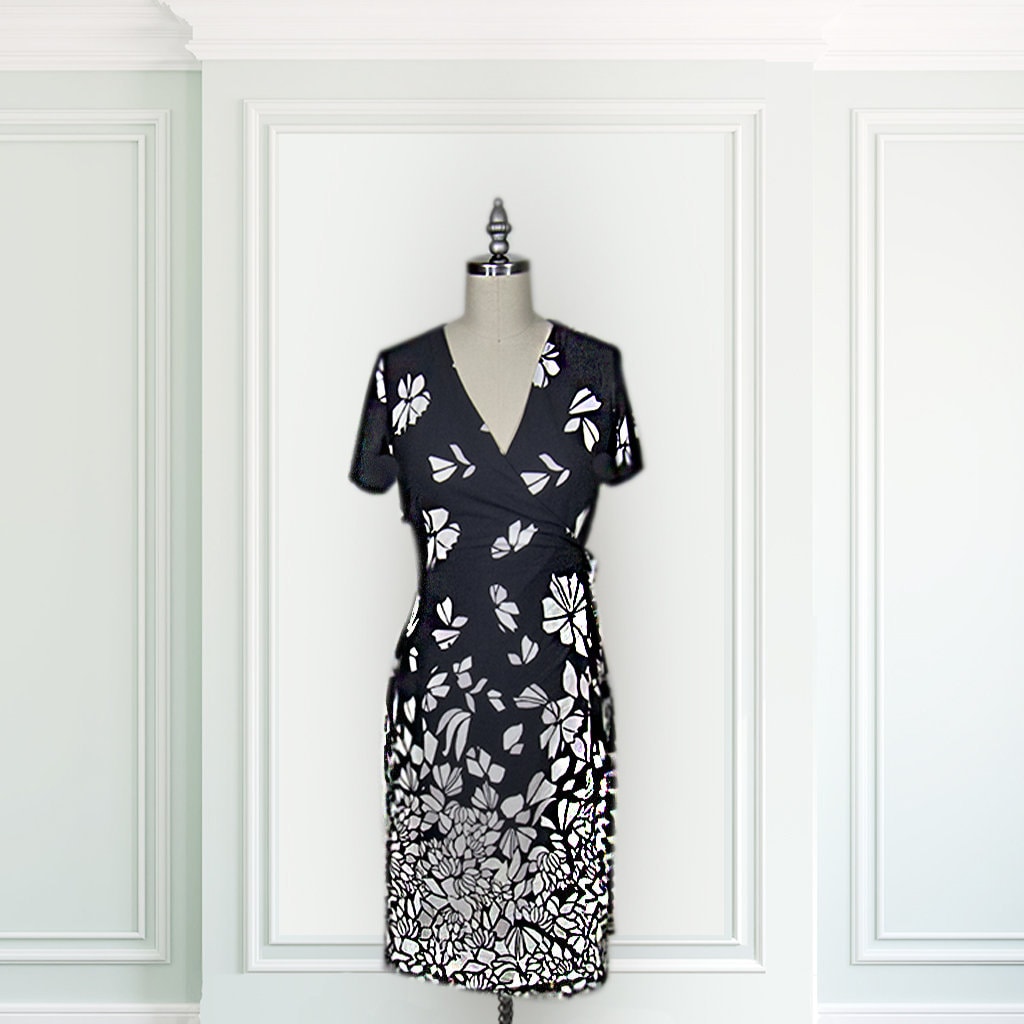 Lyanna Ladies Wrap-around Dress Sewing Pattern-pdf Dress Pattern-a0 ...