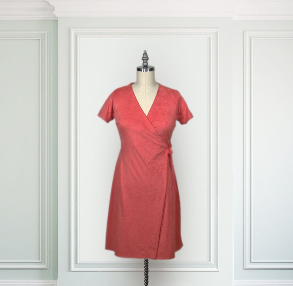 Lyanna Ladies Wrap-around Dress Sewing Pattern-pdf Dress Pattern-a0 ...