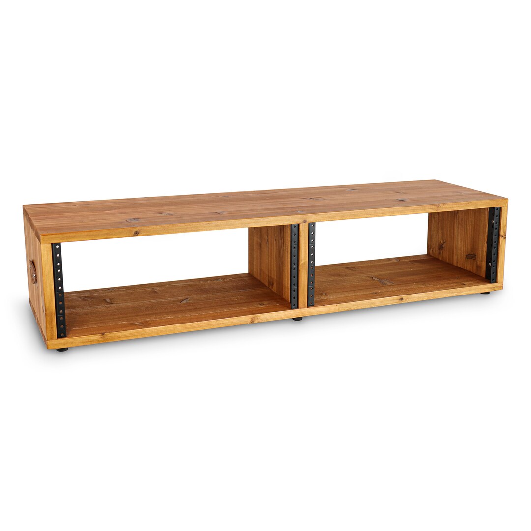 Desktop Studio Rack Double-bay in Cedar 4U, 6U, 8U, 12U - Etsy