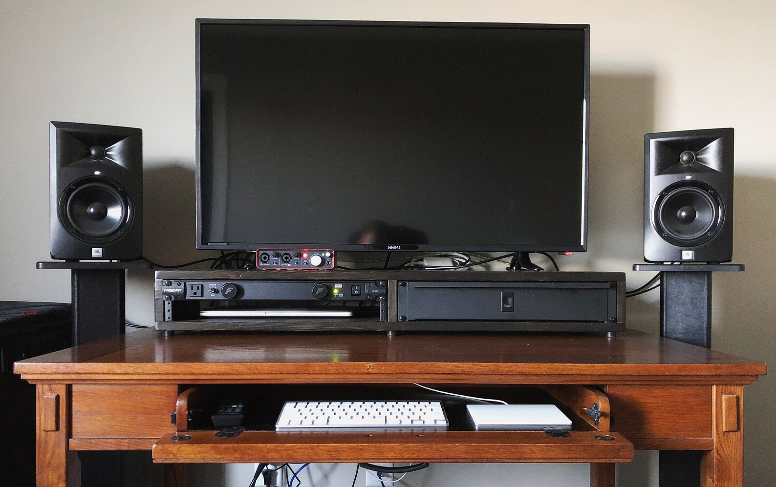 Desktop Studio Rack Double-bay in Cedar 4U 6U 8U 12U - Etsy