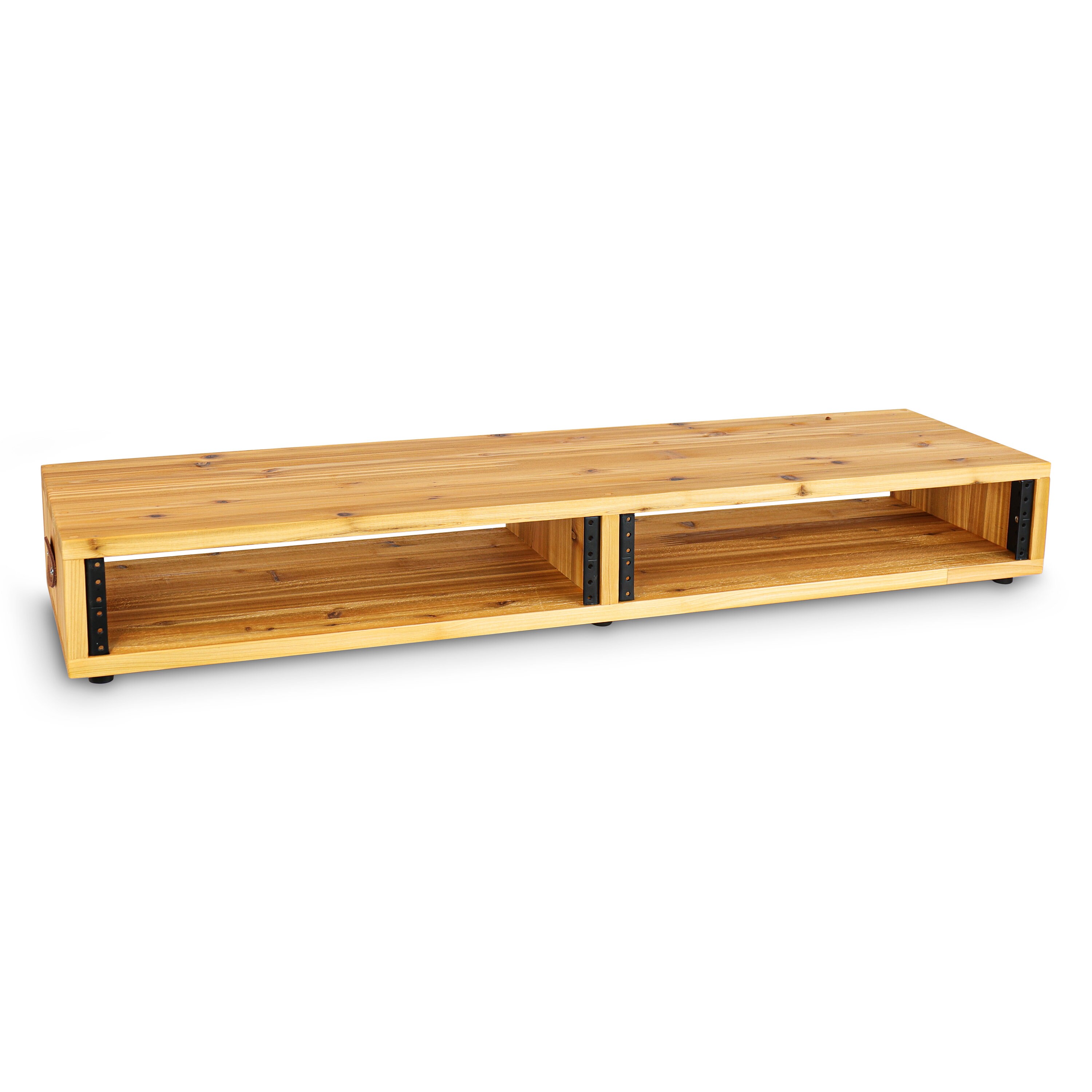 Desktop Studio Rack Double-bay in Cedar 4U 6U 8U 12U - Etsy