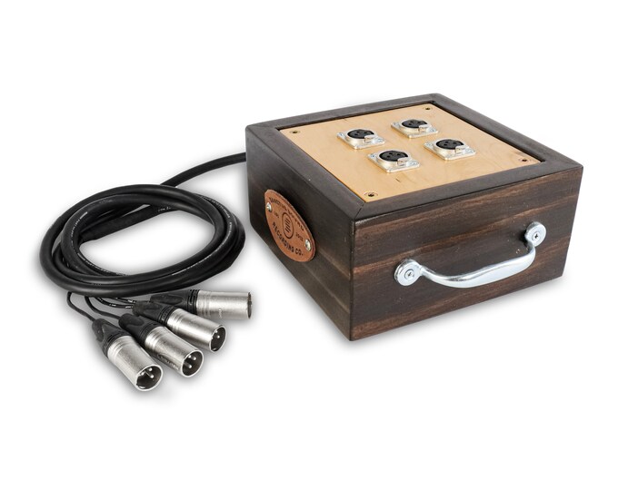 4-channel Audio Snake With Wooden Input Box and Mogami Cabling - Etsy