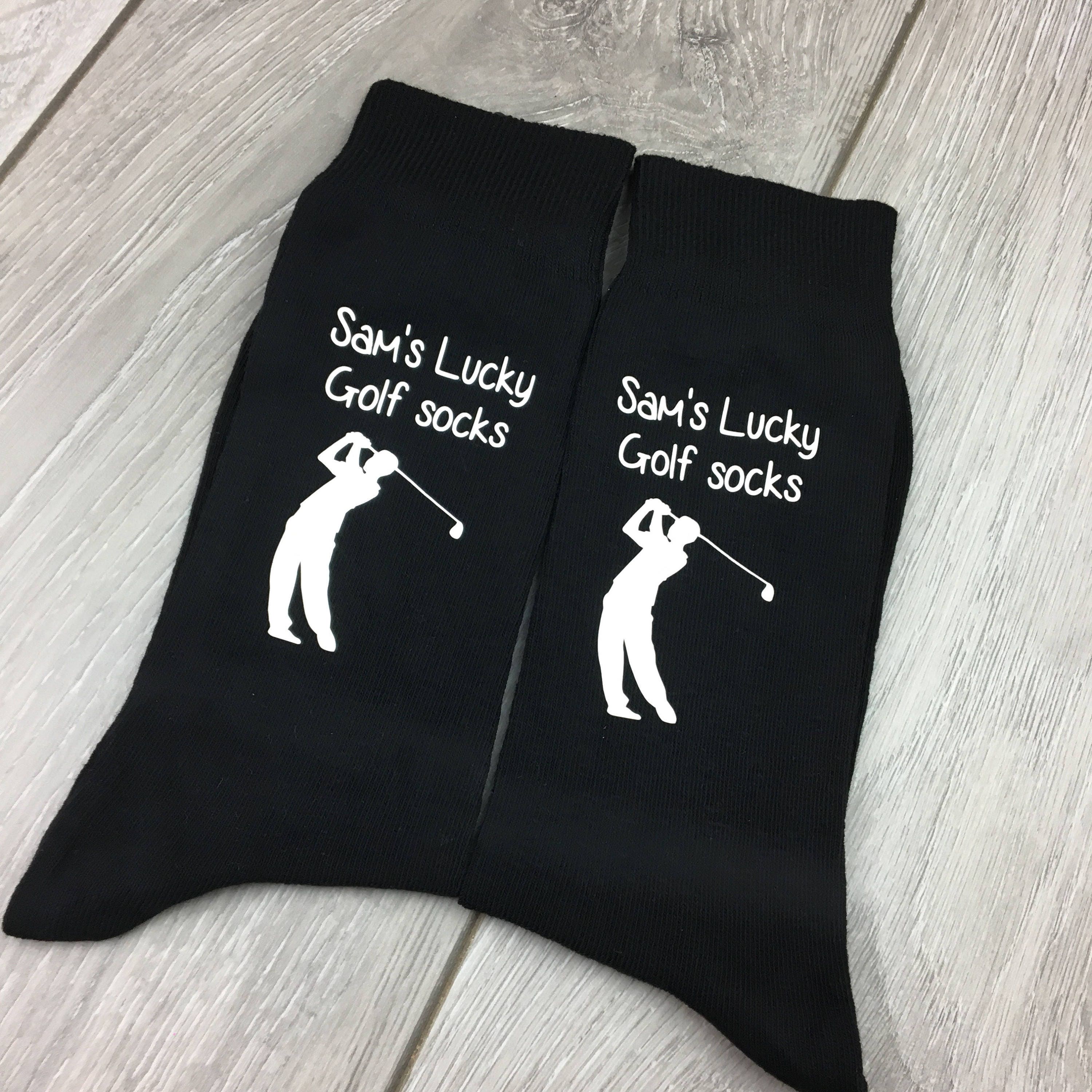 Golf Socks, Golf, Golf Gift, Personalised Socks, Fathers Birthday ...