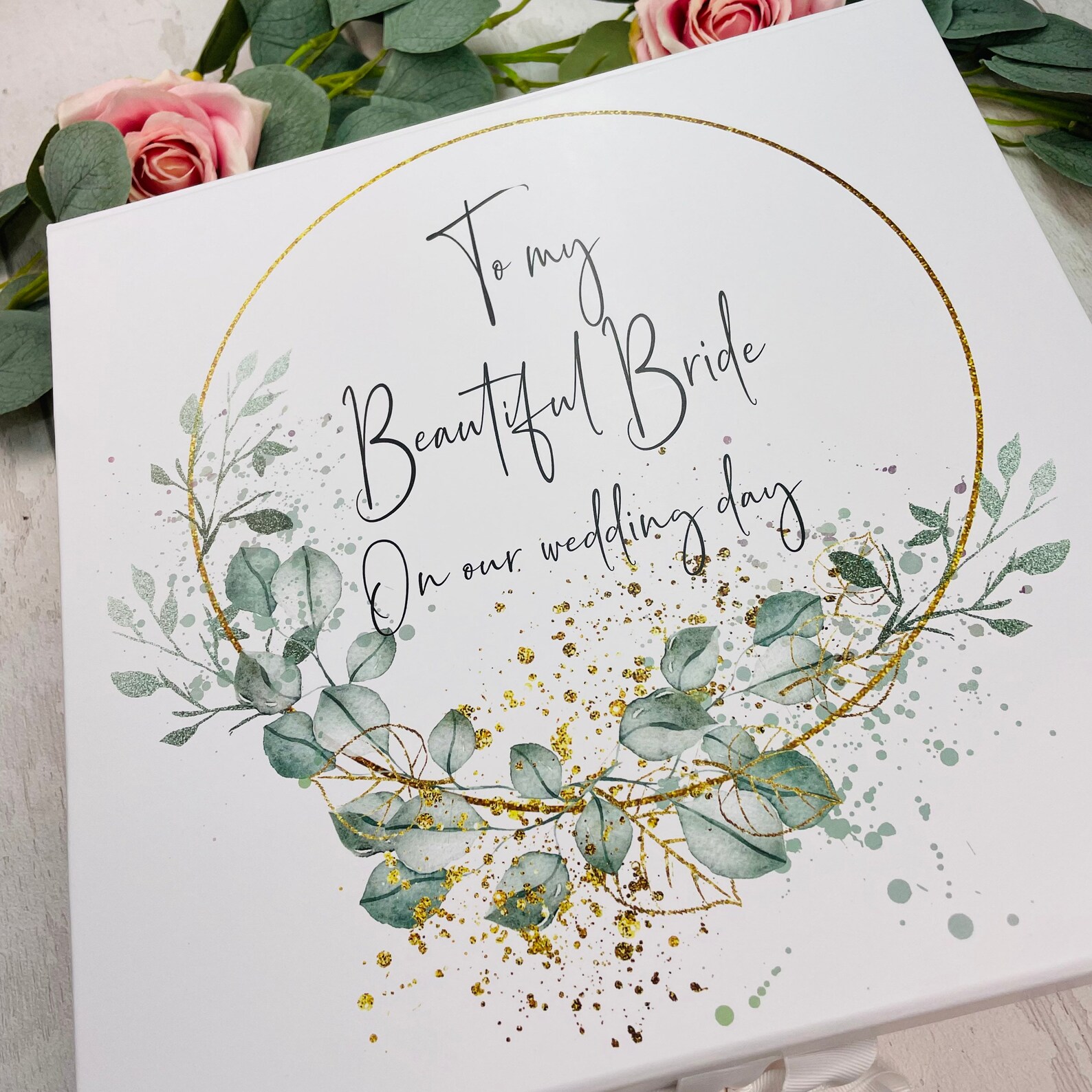 Bride Box, Bride Gift, Gift for the Bride, Wedding Box, Personalised ...