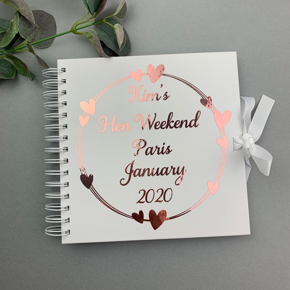 Hen Party Hen Party Scrapbook Hen Do Memory Book Wedding | Etsy