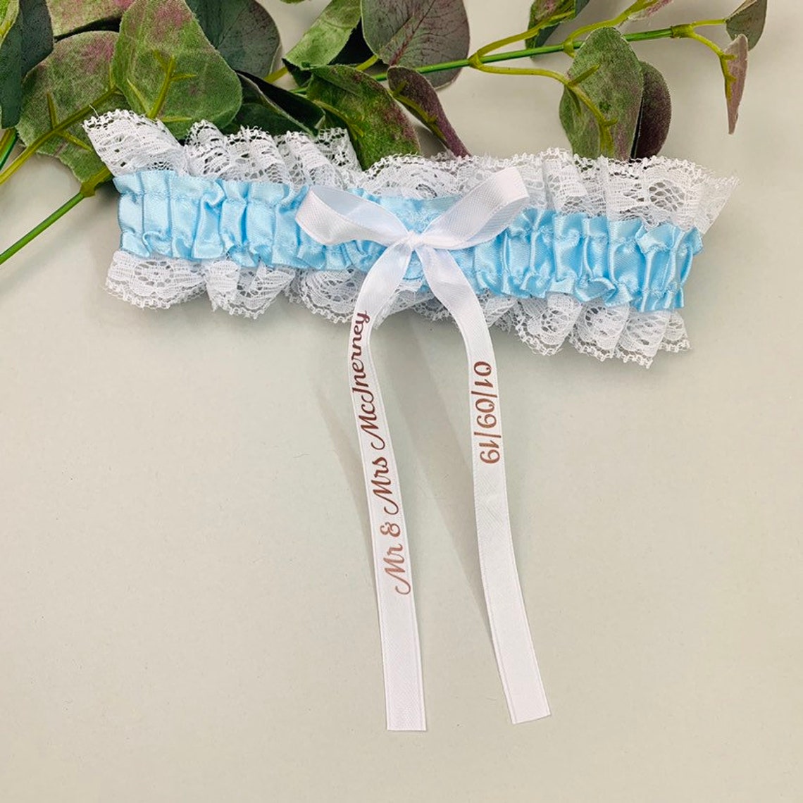 Personalised Garter, Bride, Wedding, Garter, Bridal Garter - Etsy UK