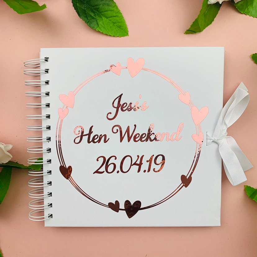 Hen Party Hen Party Scrapbook Hen Do Memory Book Wedding | Etsy