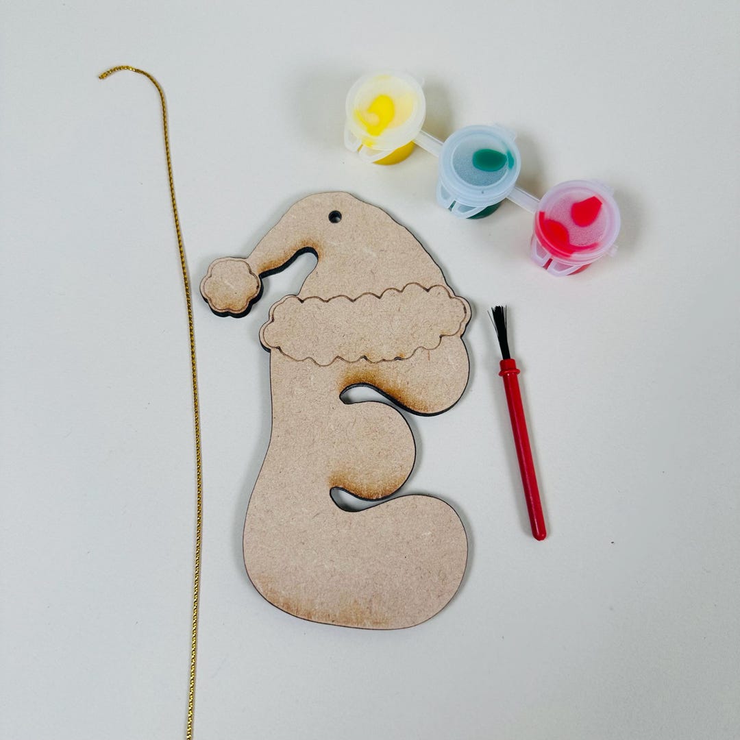 Paint Your Own Christmas Bauble, DIY Ornament, Christmas Paint Your Own ...