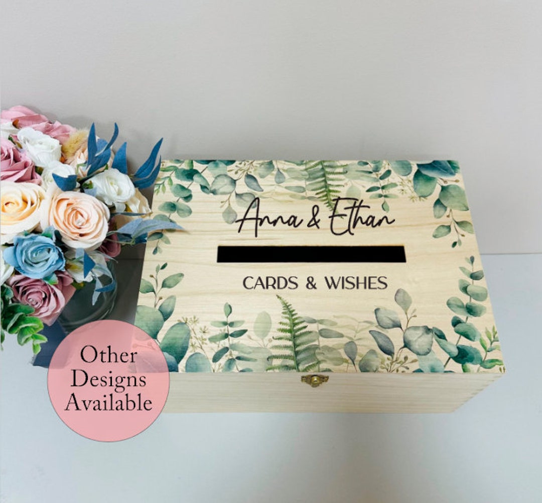 Personalised Card Box, Wedding Reception, Post Box, Card Post Box ...