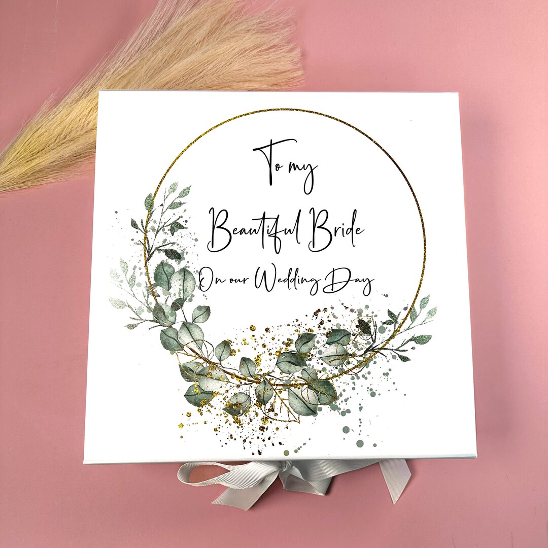 Bride Box, Bride Gift, Gift for the Bride, Wedding Box, Personalised ...