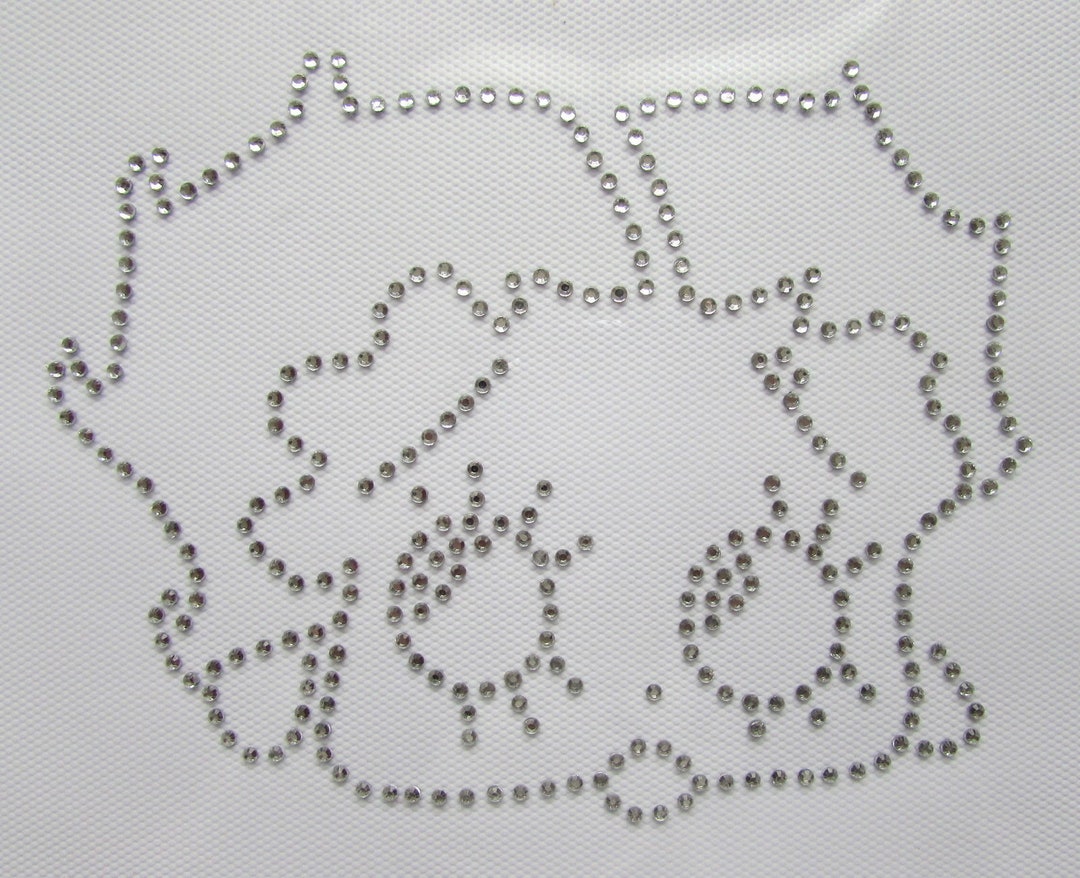 BETTY BOOP Iron on / Hot Fix Rhinestone, Diamante, Transfer, Motif ...