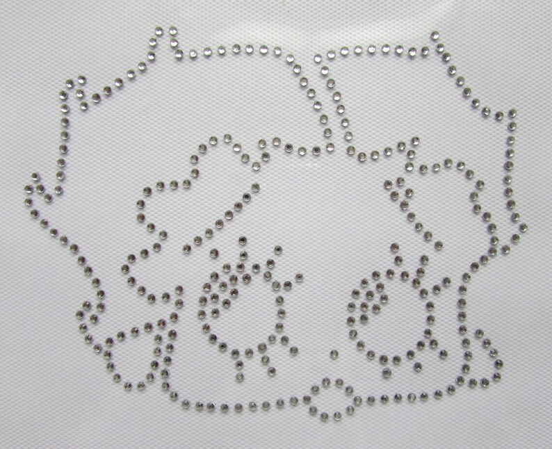 BETTY BOOP Iron on / Hot Fix Rhinestone, Diamante, Transfer, Motif ...