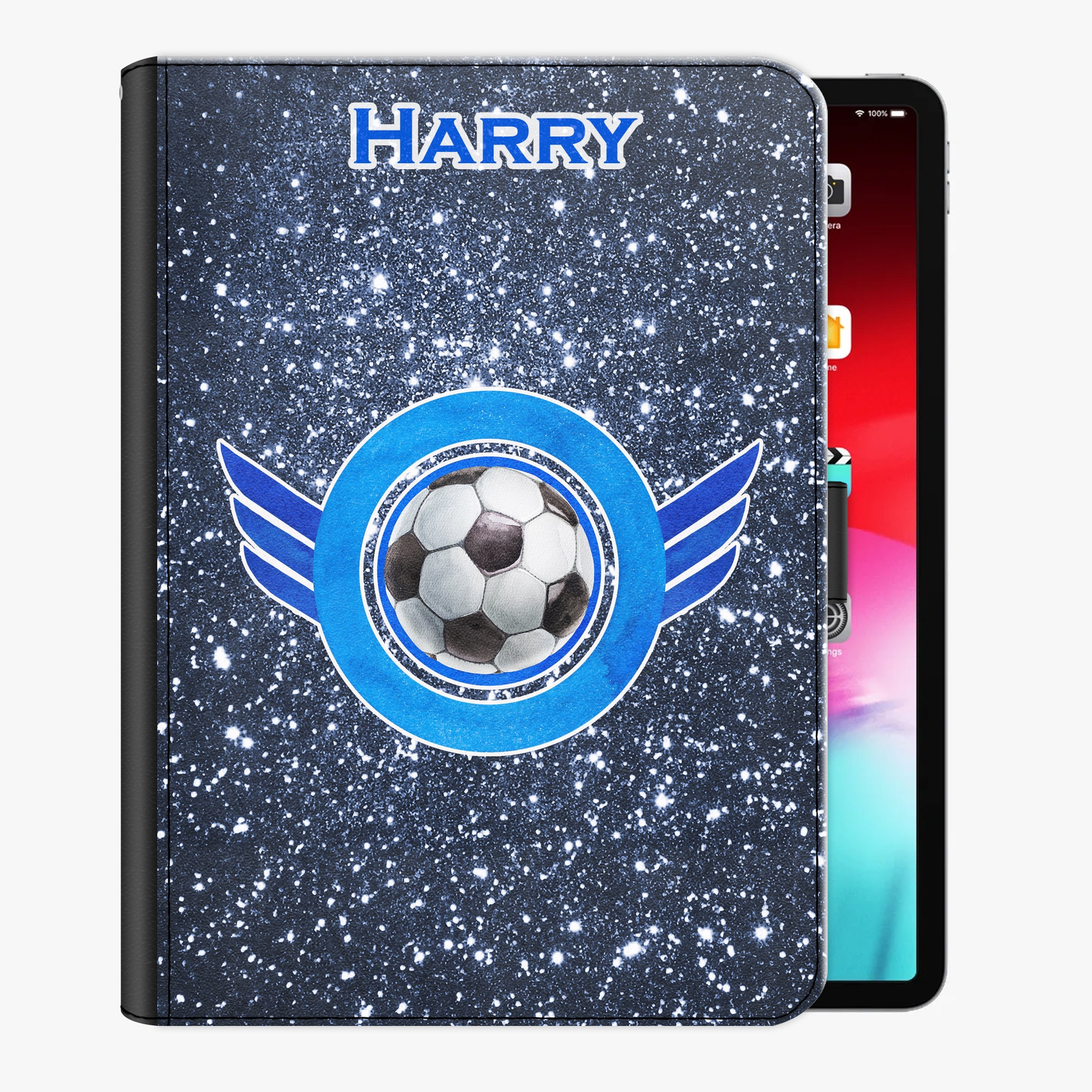 Personalised Football Ipad Case for Apple Ipad PU Leather | Etsy UK