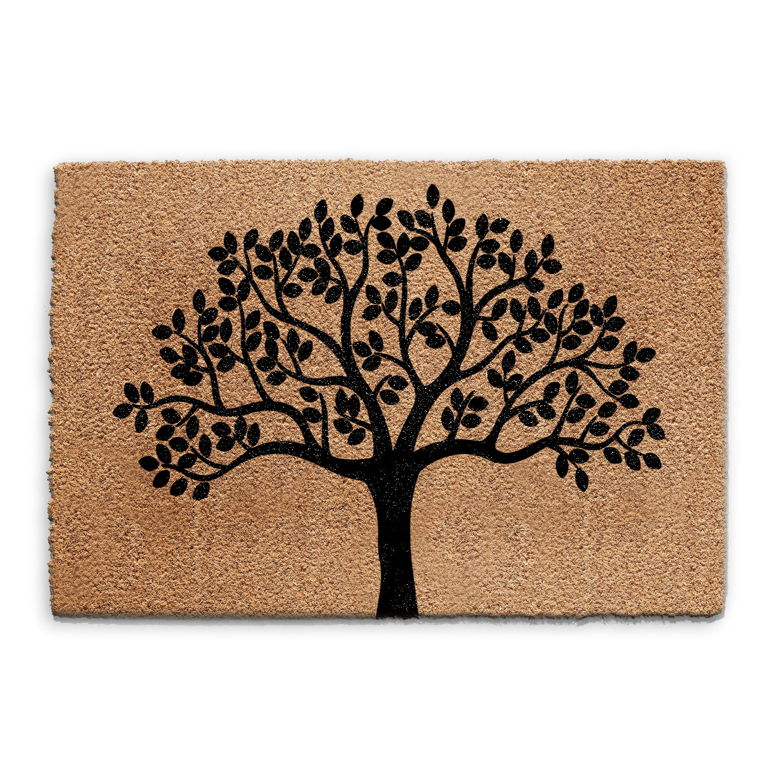 Coir Doormat With Tree of Life Design | Door Mat | Welcome Rug | Front ...