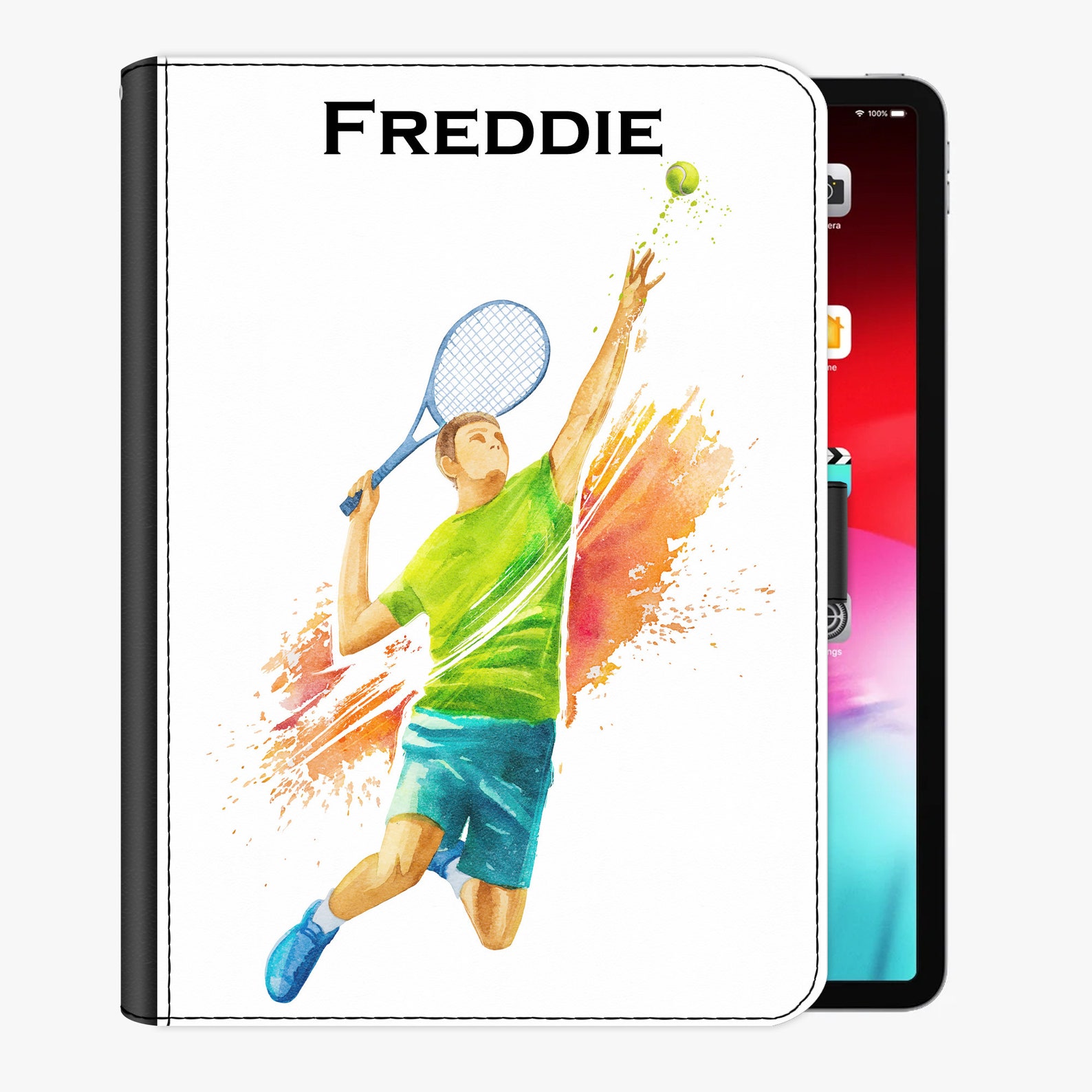 Personalised Football Ipad Case for Apple Ipad PU Leather | Etsy UK