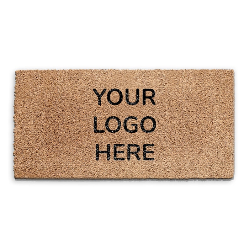 Large Custom Door Mat With Business Name or Logo | Coir Door Mat ...