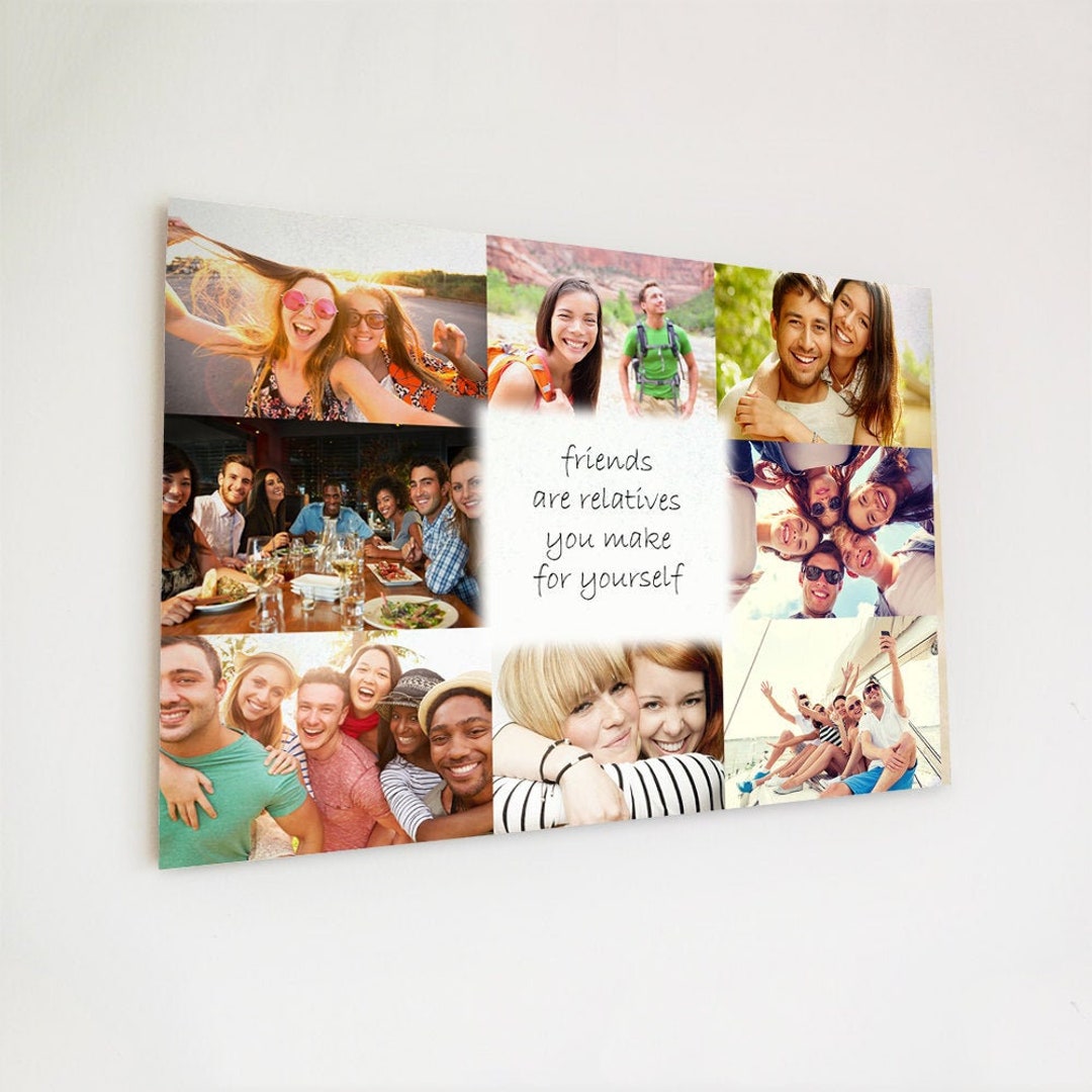 Personalized Metal Photo Collage Print | Custom Wall Art - Etsy