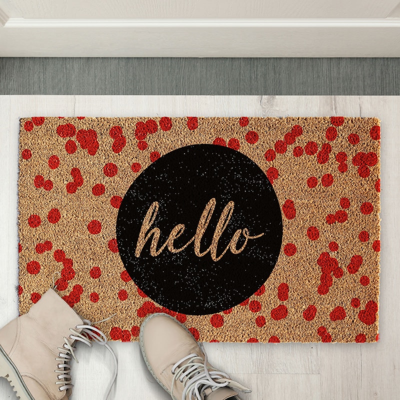 Red Door Mat - Etsy UK