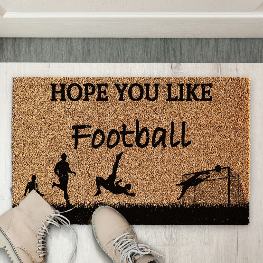 Coir Door Mat Hope You Like Football | Door Mat | Welcome Rug | Front ...