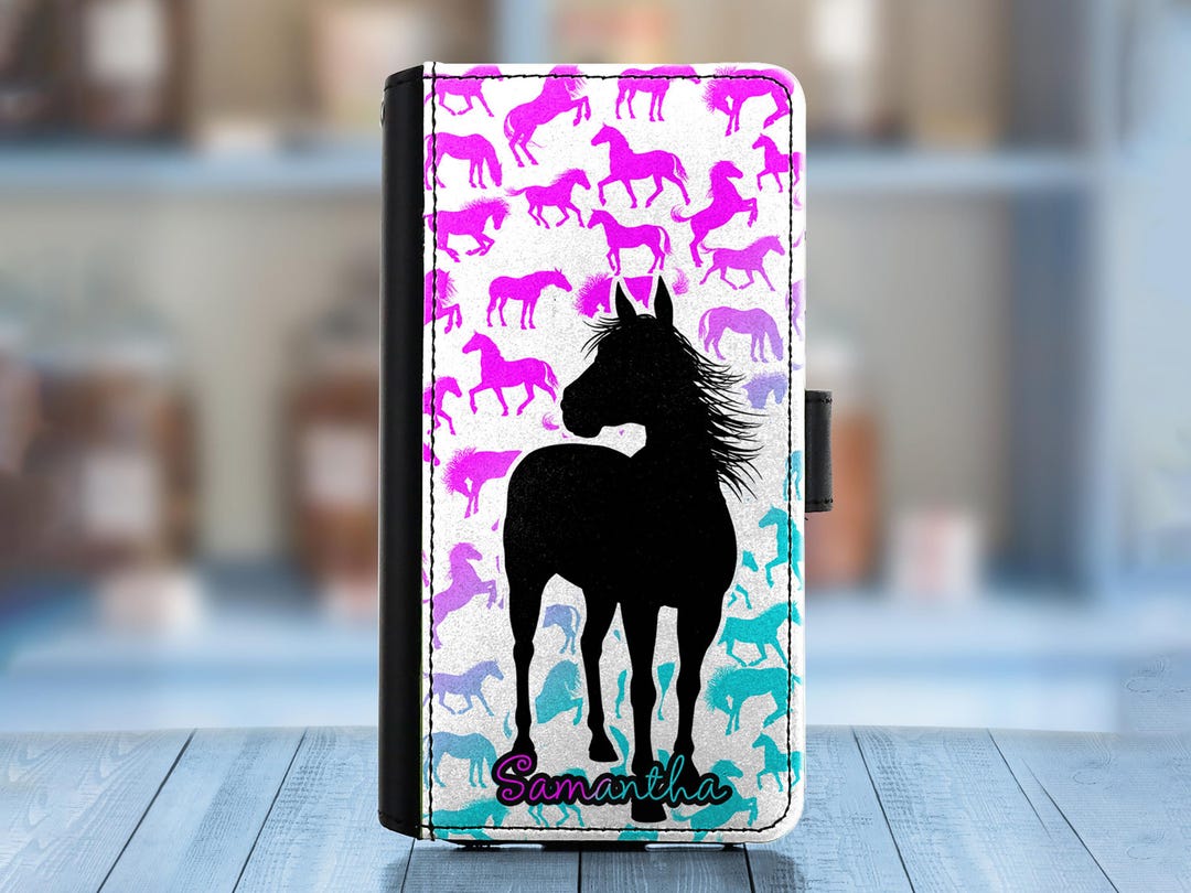 Personalised Horse Leather Phone Case for Nokia 6 7.1 8 9 Pure View ...