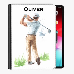 Personalised Football iPad Case for Apple Ipad, PU Leather Flip Cover ...