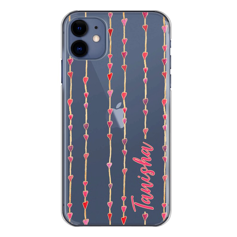 Personalized Hearts Samsung Galaxy Phone Case, Custom Text - Etsy UK