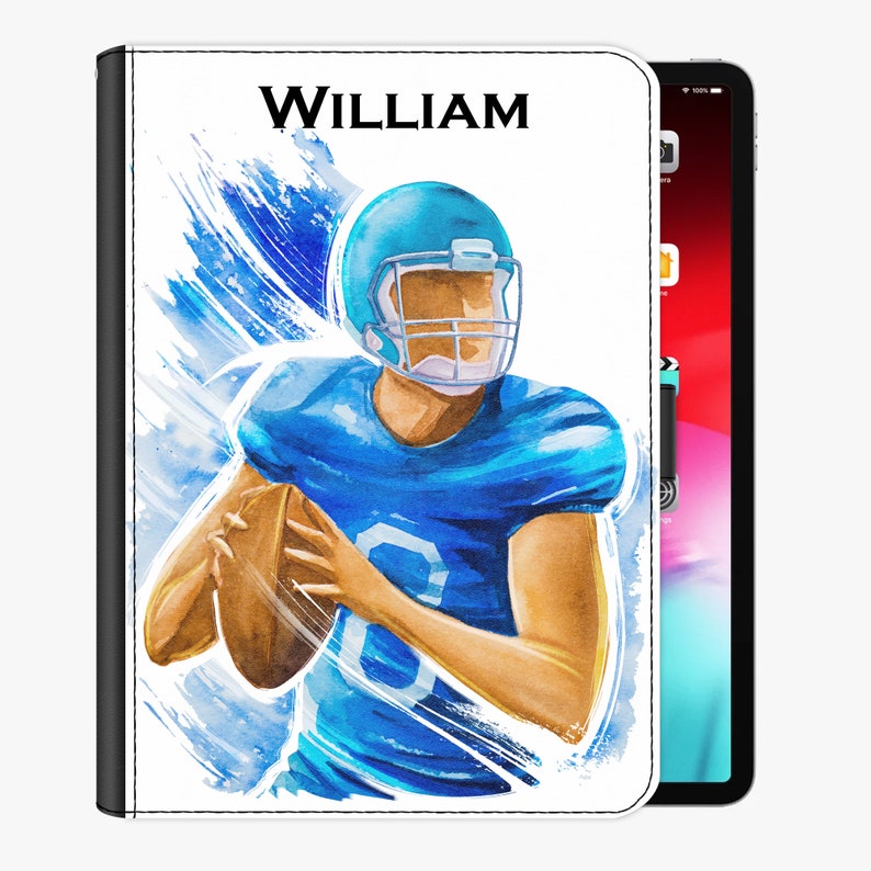 Personalised Football Ipad Case for Apple Ipad PU Leather | Etsy UK
