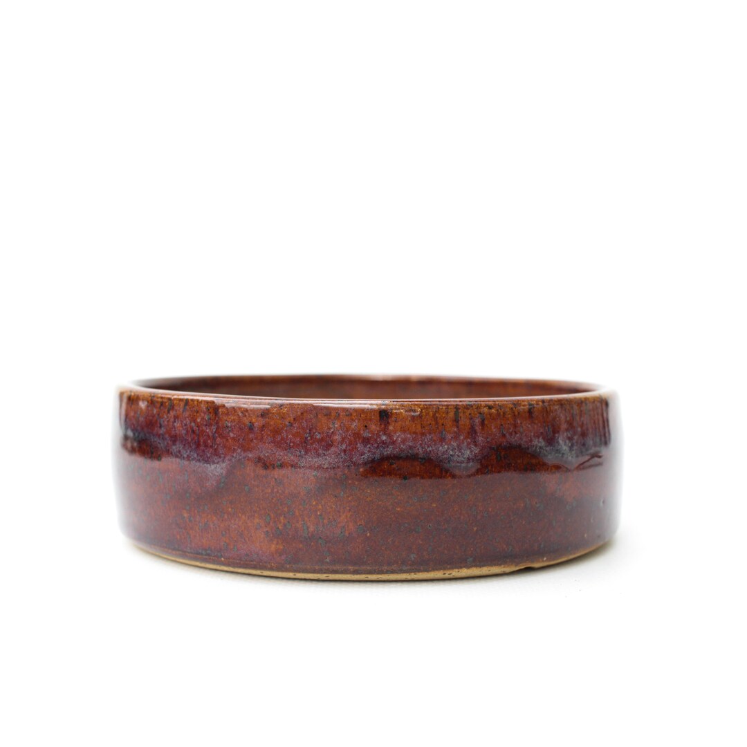 Shallow Ceramic Pot Handmade Freeze Safe Pottery With Drainage Thrown ...