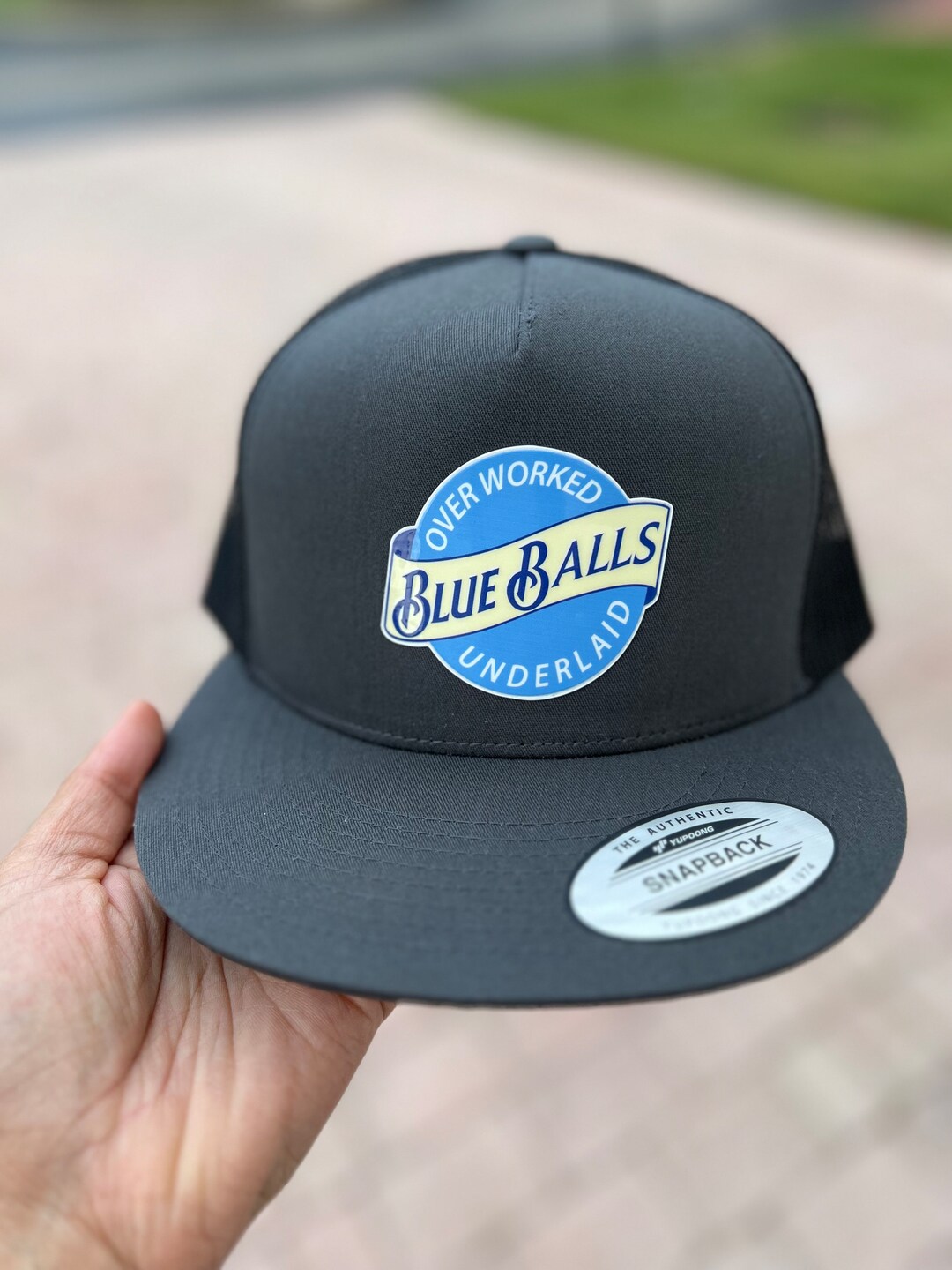 Overworked and Underlaid Hat, Funny Hats for Adults With Sayings ...