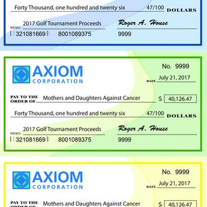 Giant Check Oversize Check Novelty Check printed Oversized Check ...