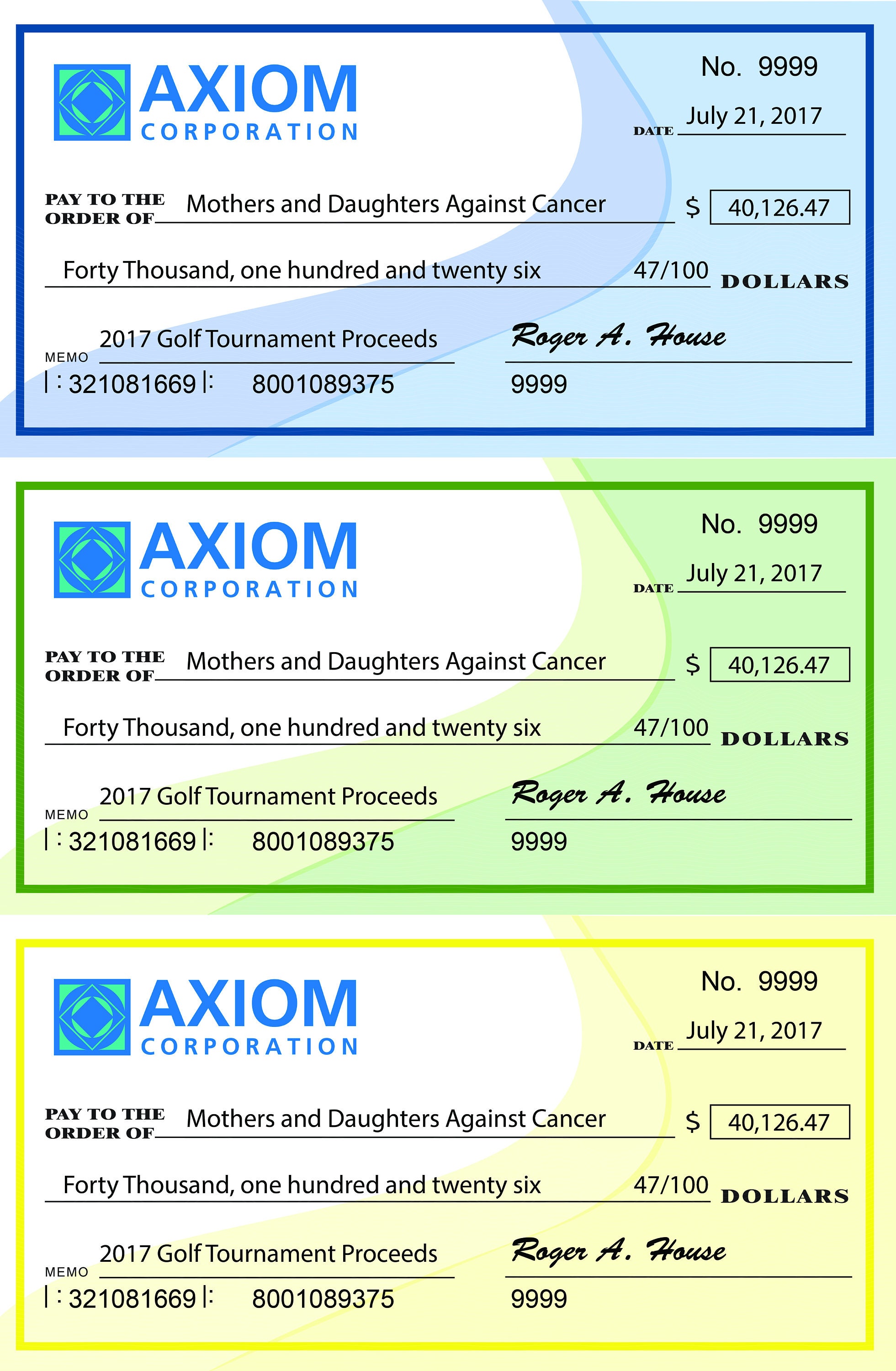 Giant Check Fake Oversize Check Novelty Check printed - Etsy