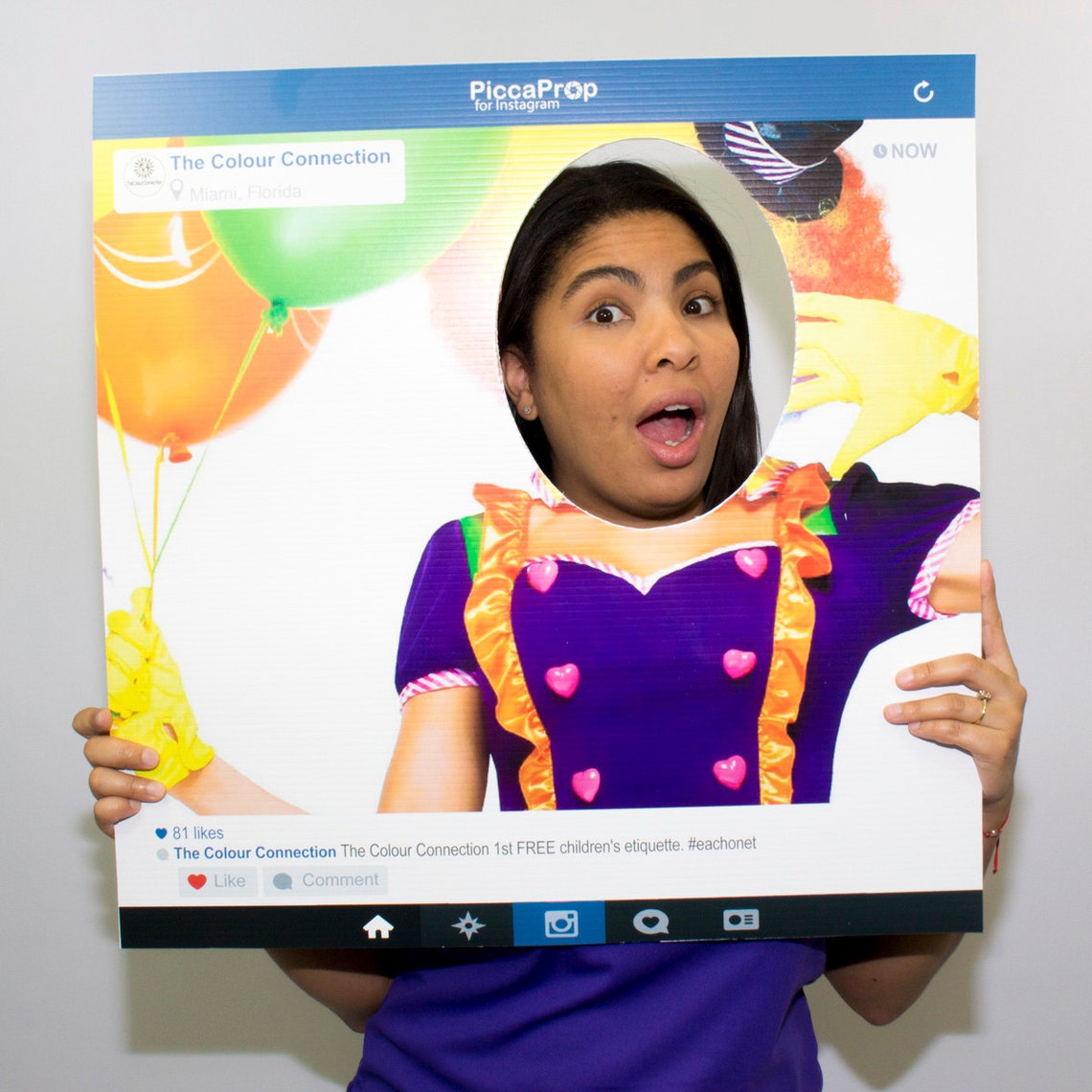 Instagram Frame Face Cutout Great Fun at Your Wedding Event - Etsy