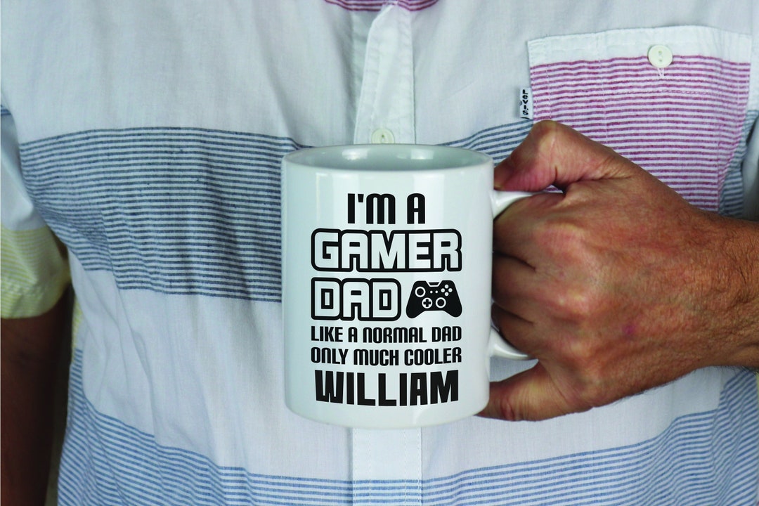 Personalized Dad Gaming Mug Christmas Gift for Dad- Gamer Mug Birthday ...