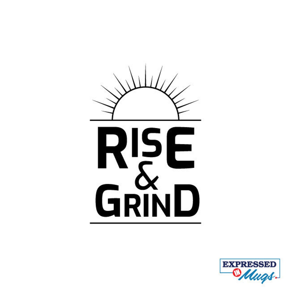 Morning Inspiration Rise & Grind Mugs with sayings Funny | Etsy