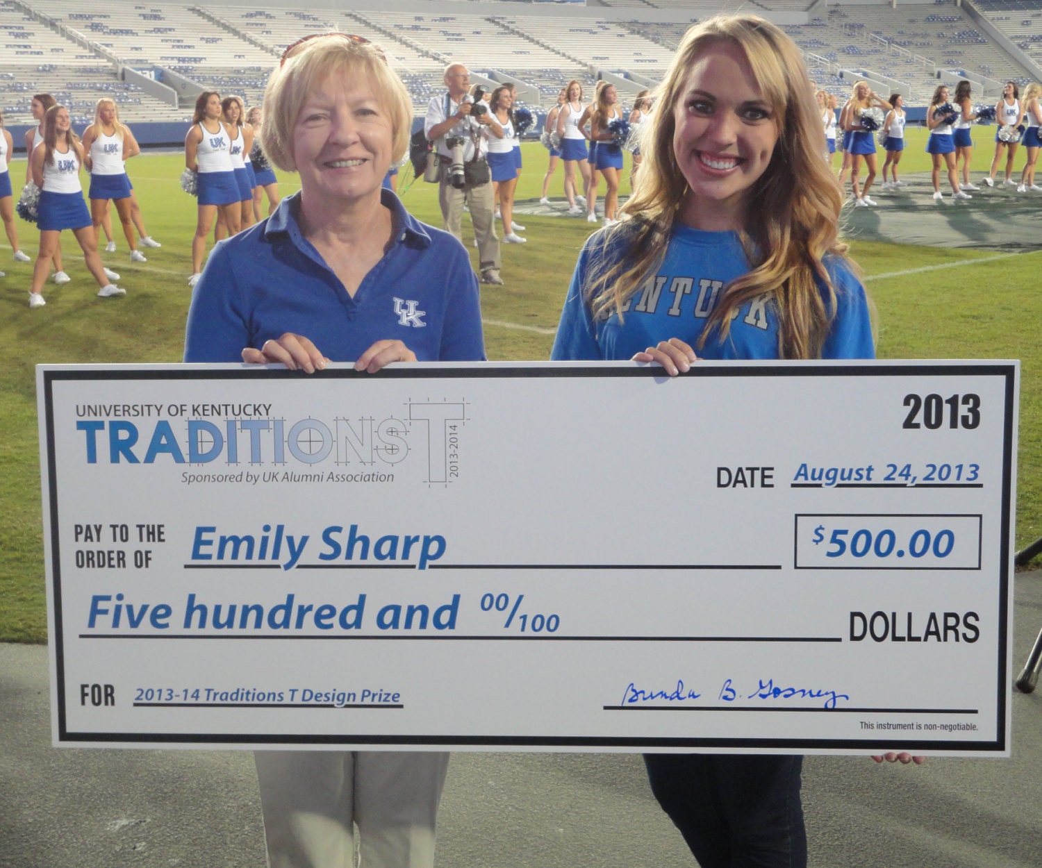 Giant Check DESIGN ONLY Template -oversize Check 12x24", 18x36" or ...