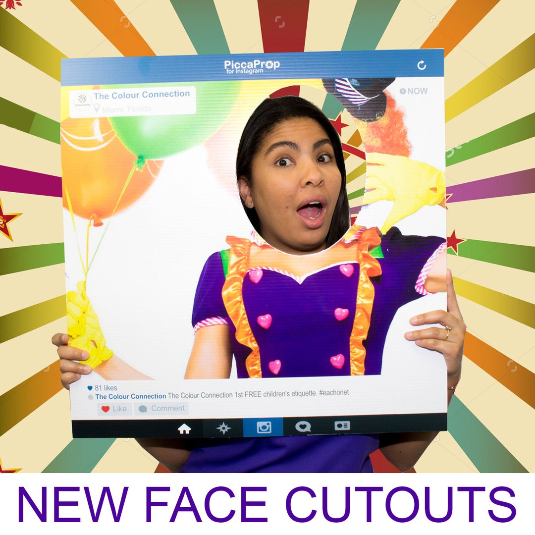Instagram Frame Face Cutout Great Fun at Your Wedding, Event or ...