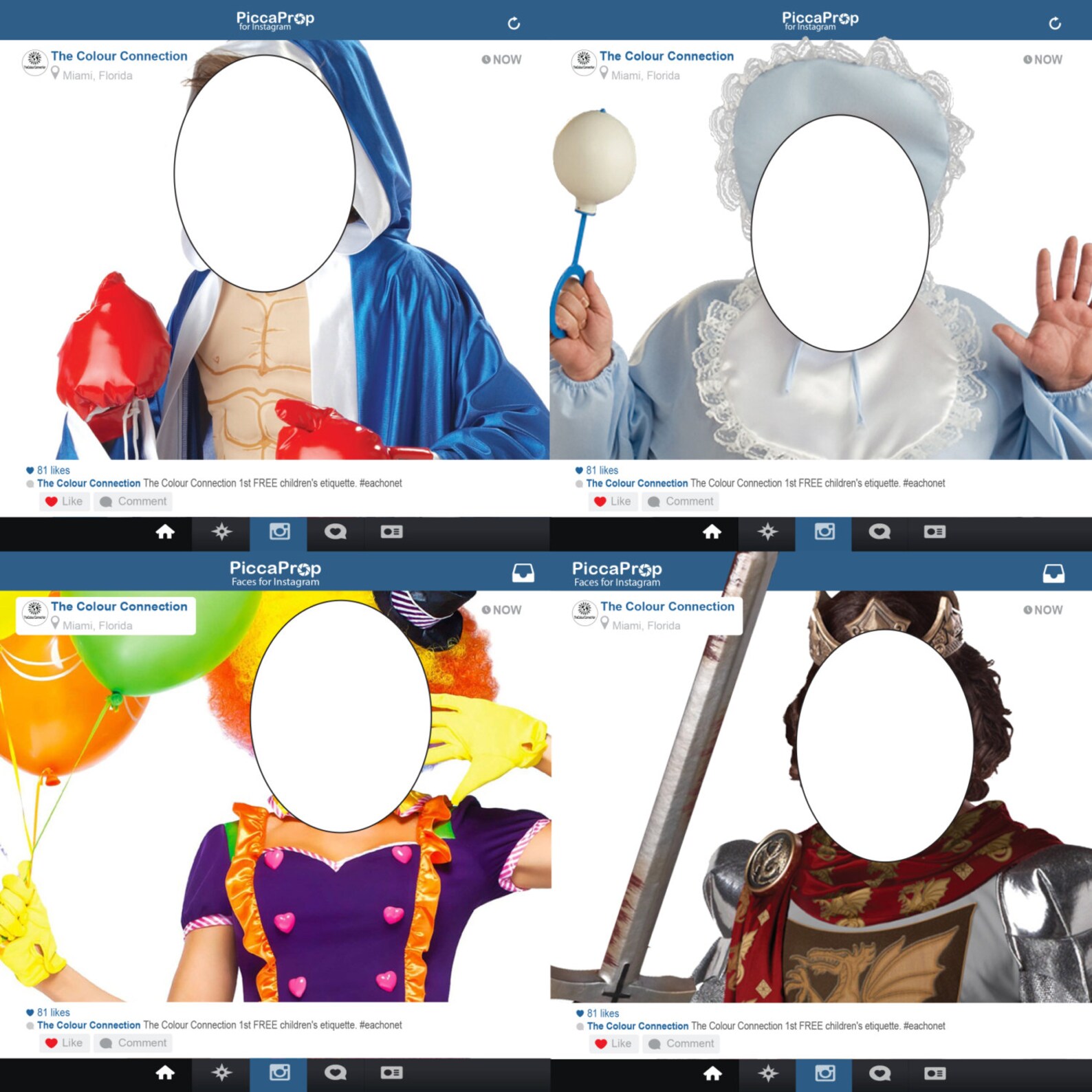 Instagram Frame Face Cutout Great Fun at Your Wedding Event - Etsy