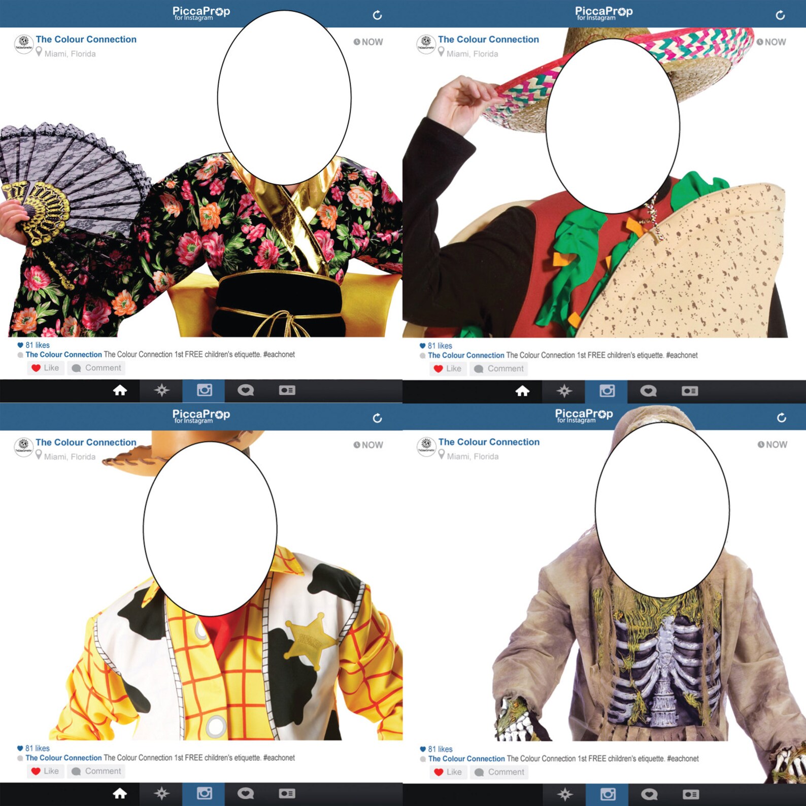 Instagram Frame Face Cutout Great Fun at Your Wedding Event - Etsy