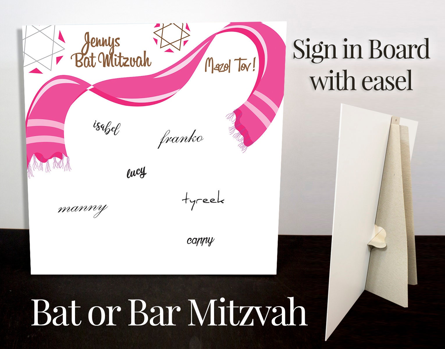 Mens Birthday Sign in Board Custom Signature Board Guest - Etsy