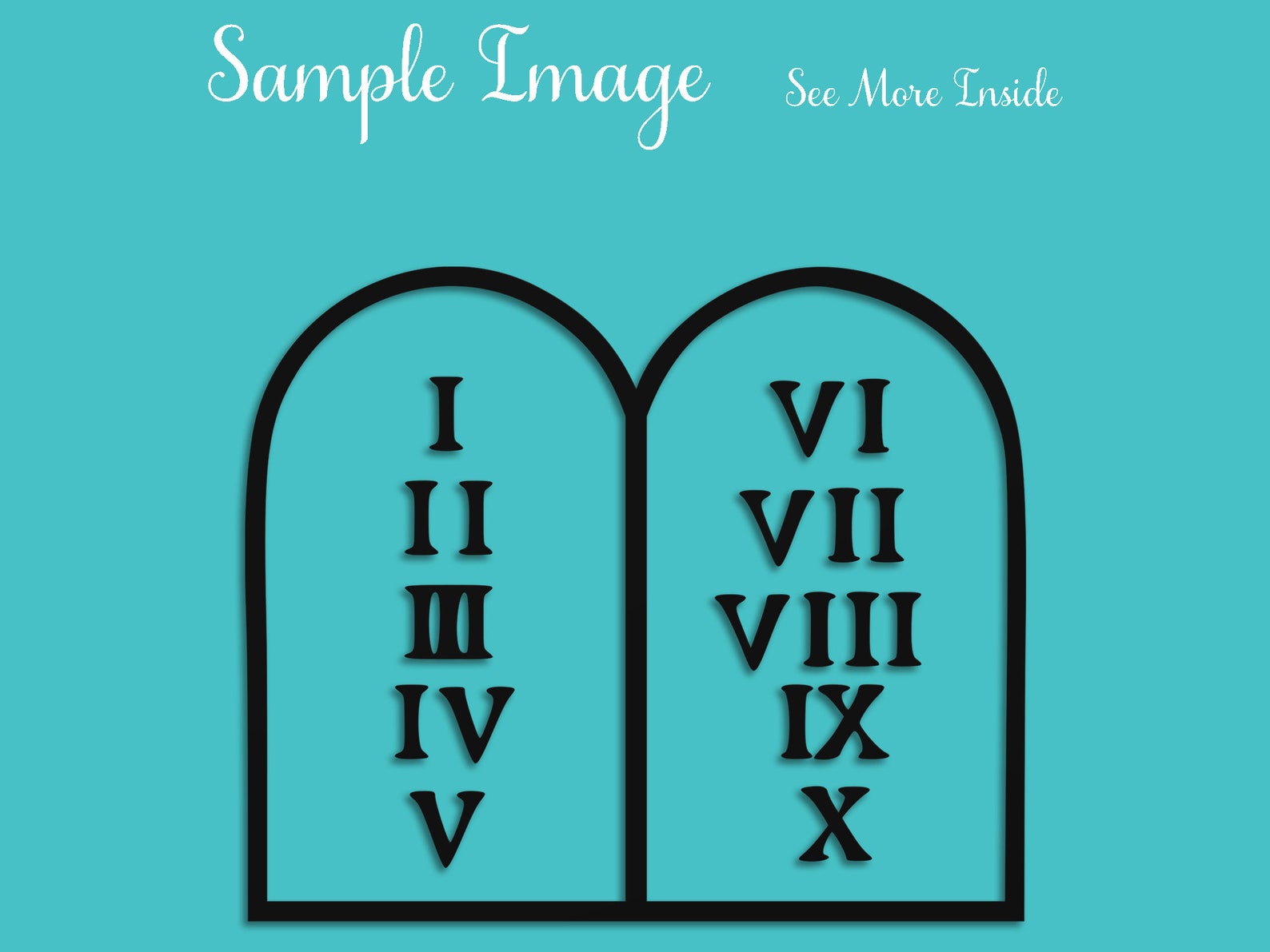 10 Commandments Svg Ten Commandments Png Clipart. Bible | Etsy