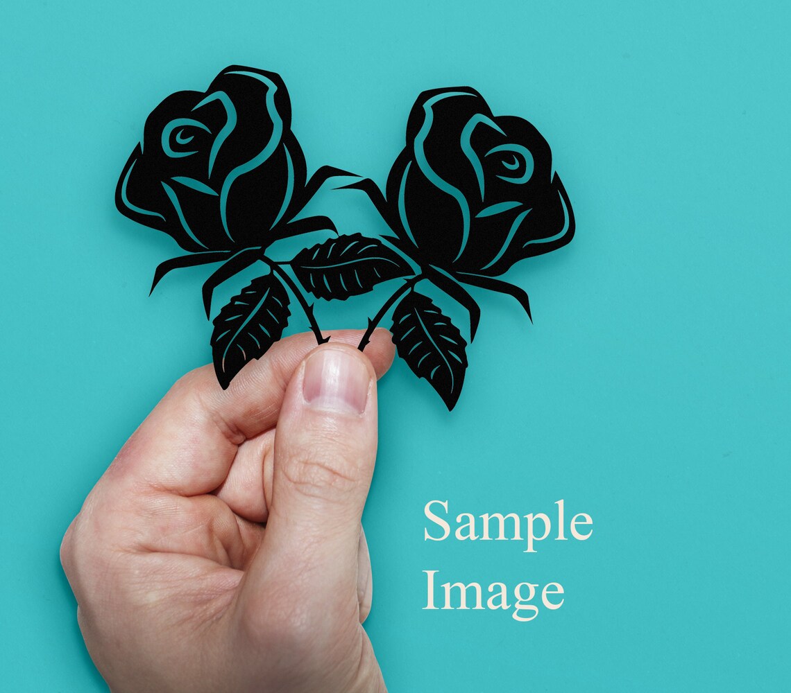 Roses Svg Vector Rose Clip Art Flowers Svg Dxf Png Digitsl - Etsy Canada