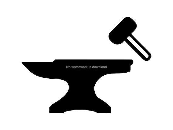 Anvil Svg Vector Blacksmith Vinyl Cut File Metal Work Svg - Etsy