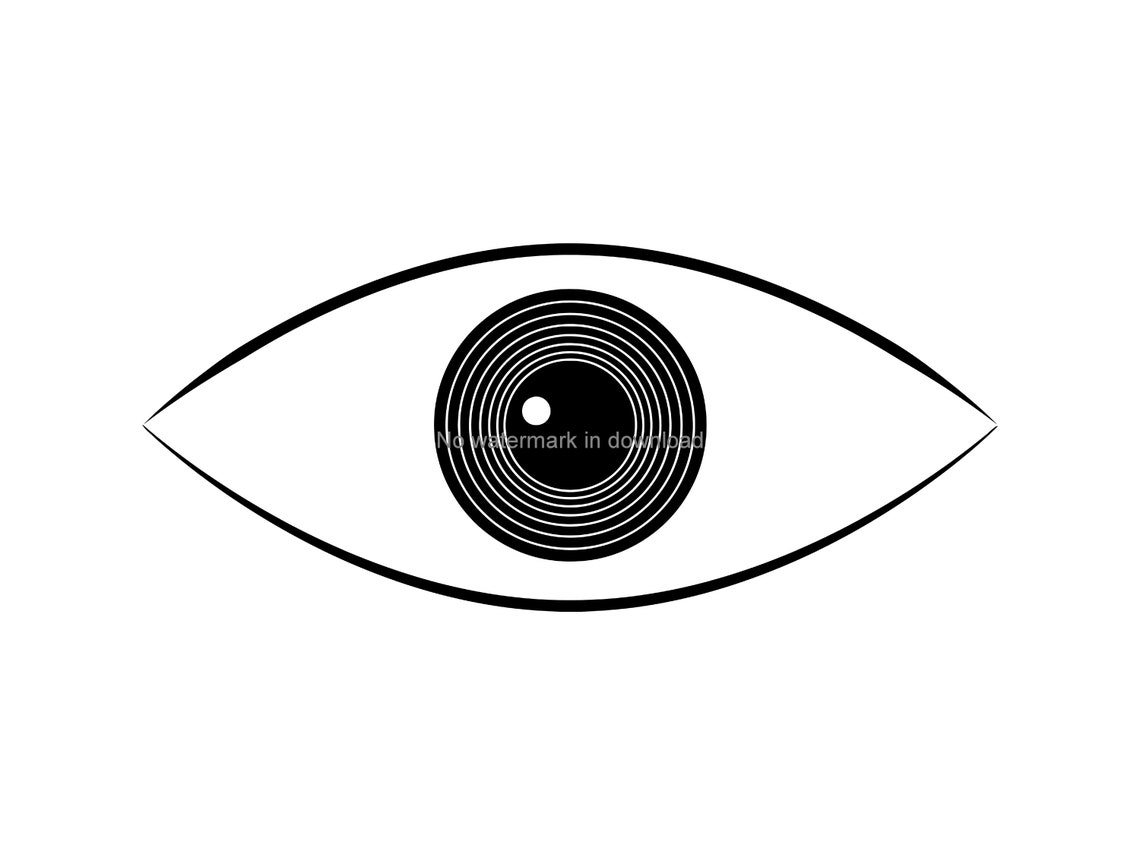 Eye Ball Svg Cutting File Eye Digital Download Eye Laser | Etsy