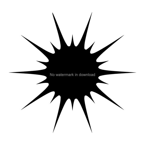 Burst Design Svg - Etsy