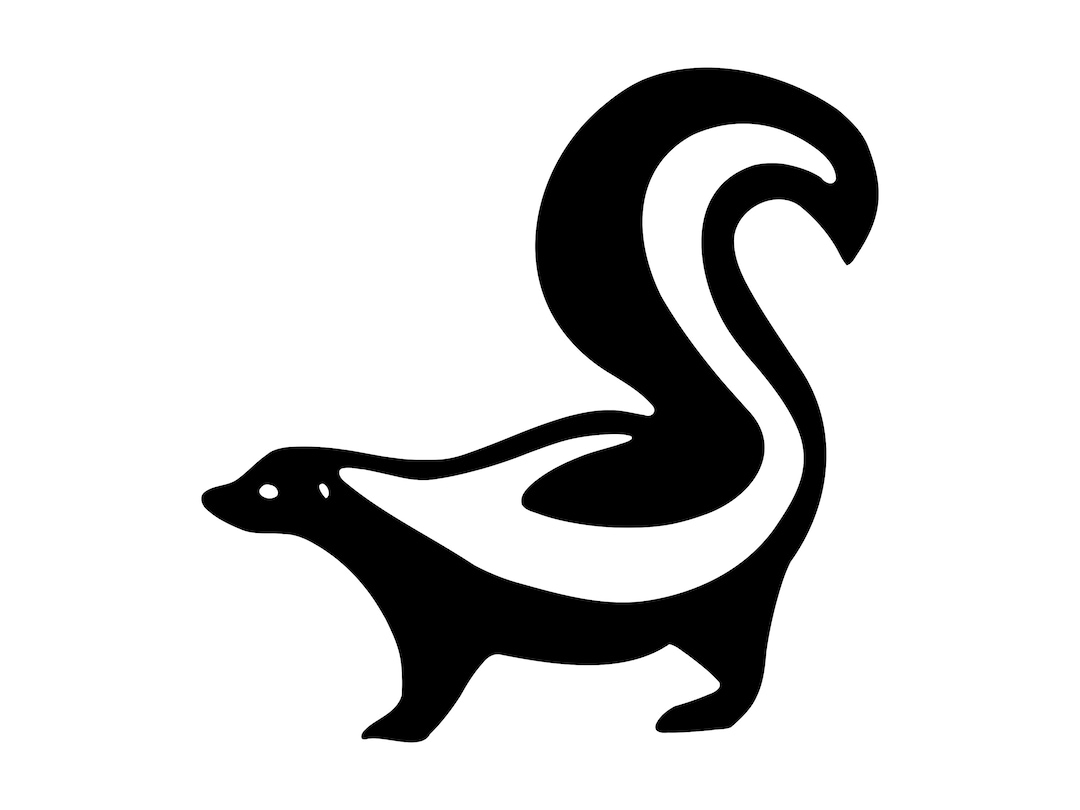Skunk Svg, Skunk Clipart, Skunk Cutting File, Skunk Digital Download ...