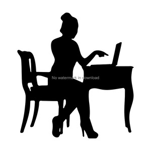Businesswoman Svg File, Business Woman Clip Art Svg, Working Woman ...